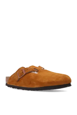 BIRKENSTOCK Suede Sliders ‘boston Vl