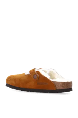 BIRKENSTOCK Suede Sliders ‘boston Vl