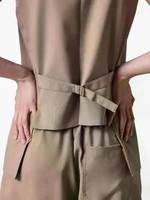 Paul Smith Taupe Wool Hopsack Waistcoat