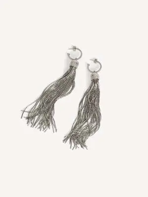 Balmain Brass Tassel Earrings