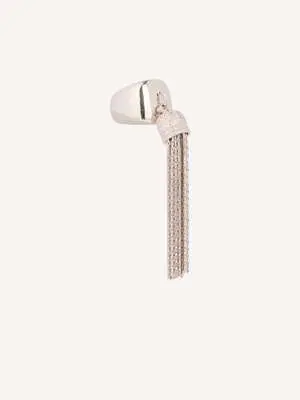 Balmain Brass Tassel Ring - Silver