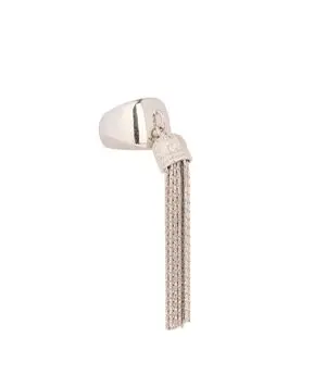Balmain Brass Tassel Ring - Silver