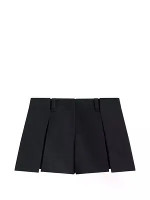 Givenchy Pinch Shorts In Wool - Black