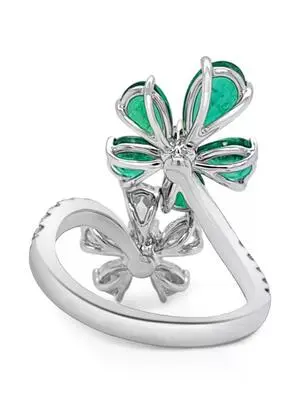 HYT JEWELRY Emerald And Diamond Ring