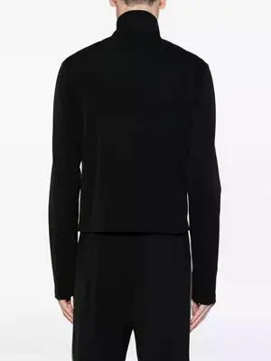 Gucci Stretch Nylon Zip Jacket With Web