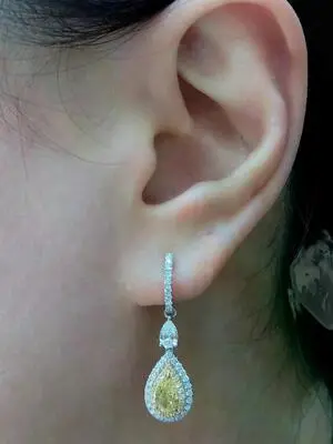 HYT JEWELRY Diamond Dangle Earrings