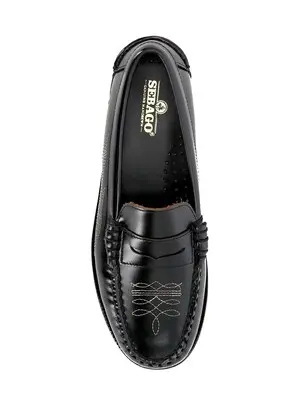 SEBAGO Dan El Paso Embroidered Leather Loafers