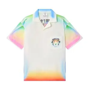 Casablanca Short-sleeve Cotton Shirt 'casa Airspray