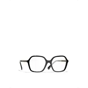 Chanel Ch3489q Square-frame Acetate Optical Glasses