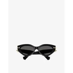 Tiffany & Co. Tf4268u Oval-frame Acetate Sunglasses