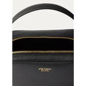 Prada Odette Mini Grain Leather Top-handle Bag