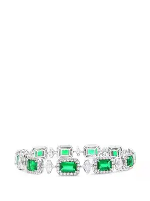 HYT JEWELRY Emerald And Diamond Bracelet