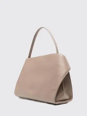 FERRAGAMO Hug Smooth Calfskin Leather Shoulder Bag With Laminated Logo