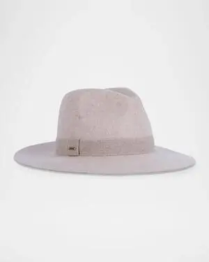 Eugenia Kim Georgina Felted Wool Fedora - Bone