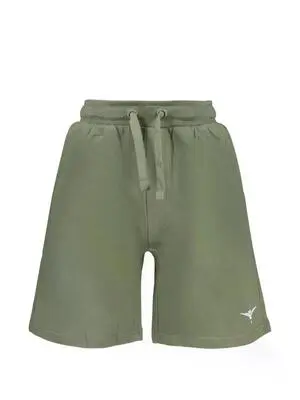 AERONAUTICA MILITARE Logo-embroidered Drawstring Shorts - Green