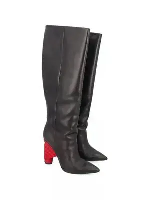 Balenciaga Pointed-toe Sculptural-heel Boots