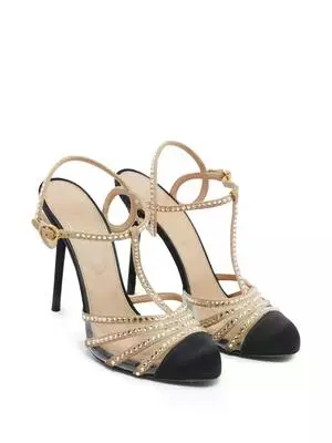 SERGIO ROSSI Crystal-embellished Heeled Sandals