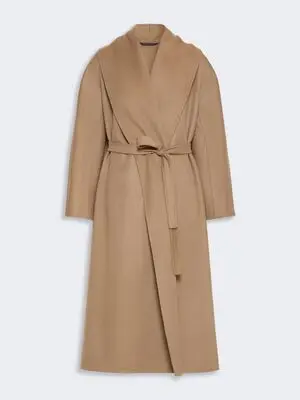 Max Mara Reversible Foulard Coat In Brushed Cashmere