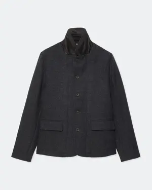 ALLSAINTS Hyde Wool-blend Slim-fit Blazer - Grey