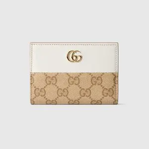 Gucci Gg Marmont Bi-fold Wallet Original Gg Fabric