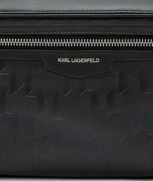 Karl Lagerfeld K/loom Leather Belt Bag