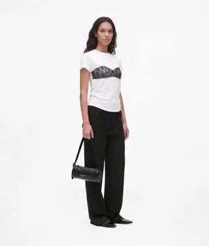 Karl Lagerfeld Lace-layered Pants