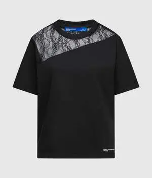 Karl Lagerfeld Lace Panel T-shirt