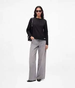 Karl Lagerfeld Button Placket Sweatshirt