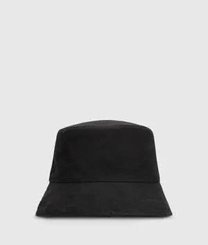 Karl Lagerfeld Ikon Reversible Checked Bucket Hat