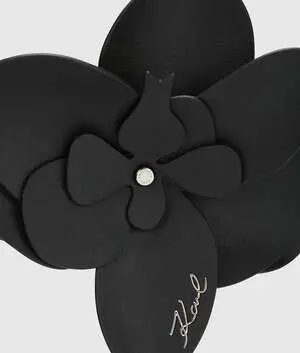 Karl Lagerfeld K/signature Flower Tie Belt