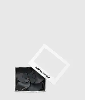 Karl Lagerfeld K/signature Flower Tie Belt