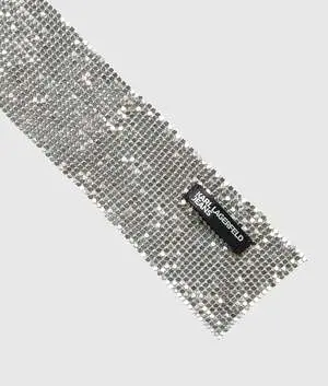 Karl Lagerfeld Skinny Chainmail Scarf