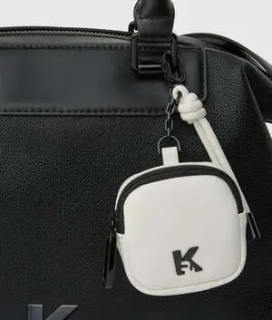 Karl Lagerfeld Cord Charm Top Handle Bag