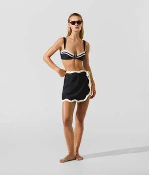 Karl Lagerfeld Signature Scallop Pareo
