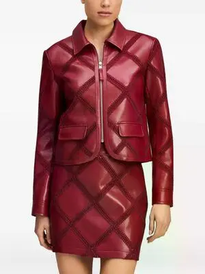 Cinq À Sept Audree Diamond-crochet Jacket