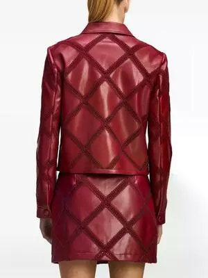 Cinq À Sept Audree Diamond-crochet Jacket
