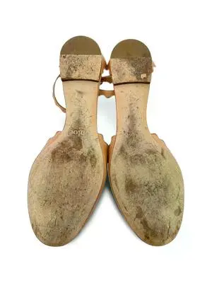 Chloé 2010s Lauren Ankle-strap Flat Pumps