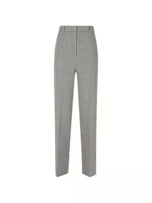 Ports 1961 Check-pattern Wool Trousers