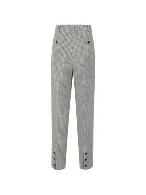 Ports 1961 Check-pattern Wool Trousers