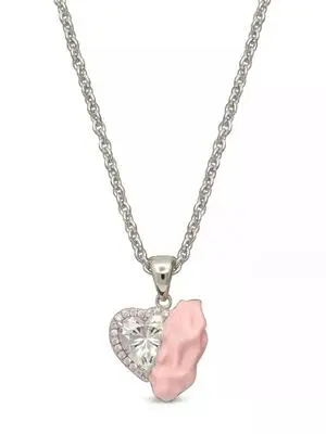 Tal Maslavi Enamel Heart-pendant Necklace