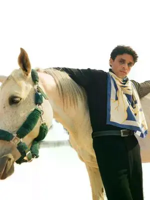 NEIGHTIV Large It's Feed Time Silk Scarf - Blue
