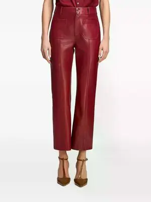 Cinq À Sept Dorothea Faux-leather Trousers