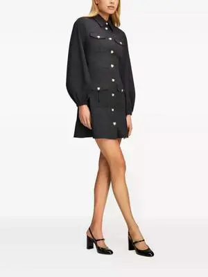 Cinq À Sept Lumira Heart-button Mini Dress