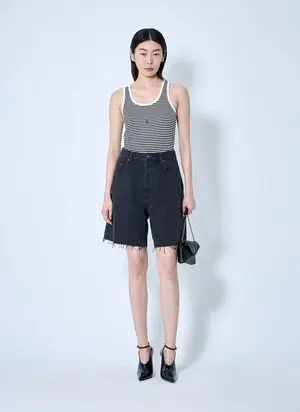 Saint Laurent Denim Shorts