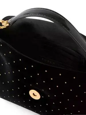 Furla Studded Leather-trim Tote Bag
