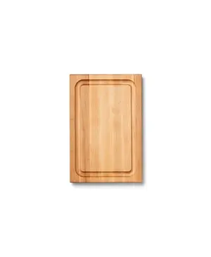 JOHN BOOS & CO. Bbqbd Series Bbq Cutting Board With Juice Groove, 18l X 12w - Maple
