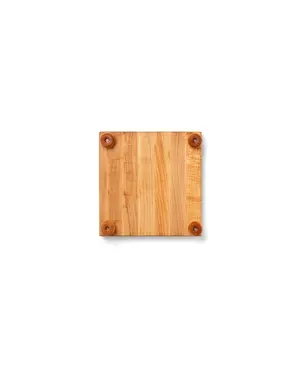 JOHN BOOS & CO. B Series Square Cutting Board With Feet, 12l X 12w