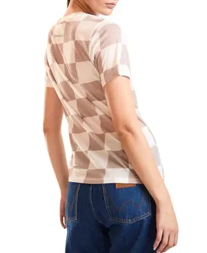 Cynthia Rowley Checkerboard Tee