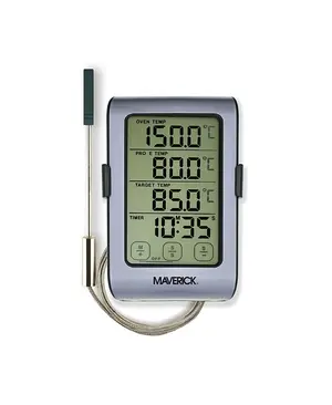 MAVERICK Dual Sensor Touch Screen Oven & Meat Thermometer, 4.75 L - Silver