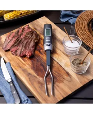 MAVERICK Barbfork Digital Grilling Fork Thermometer, 13.6 L